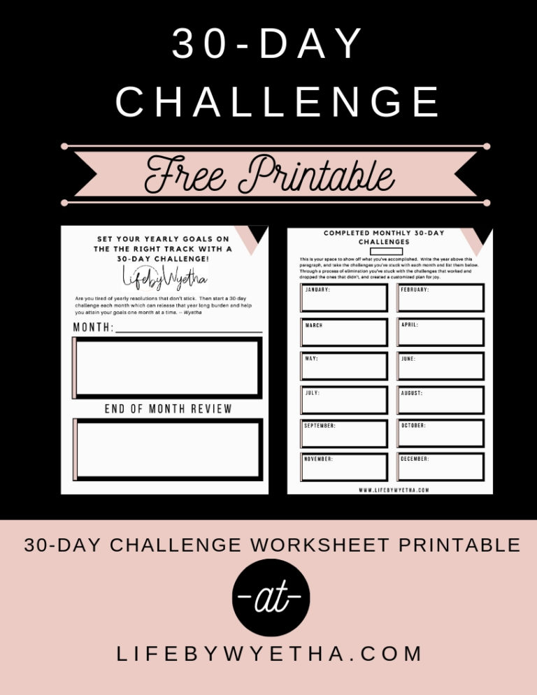 May 30-Day Challenge