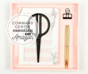 Create a Home Command Center with Items from Amazon!