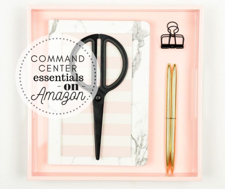 Create a Home Command Center with Items from Amazon!