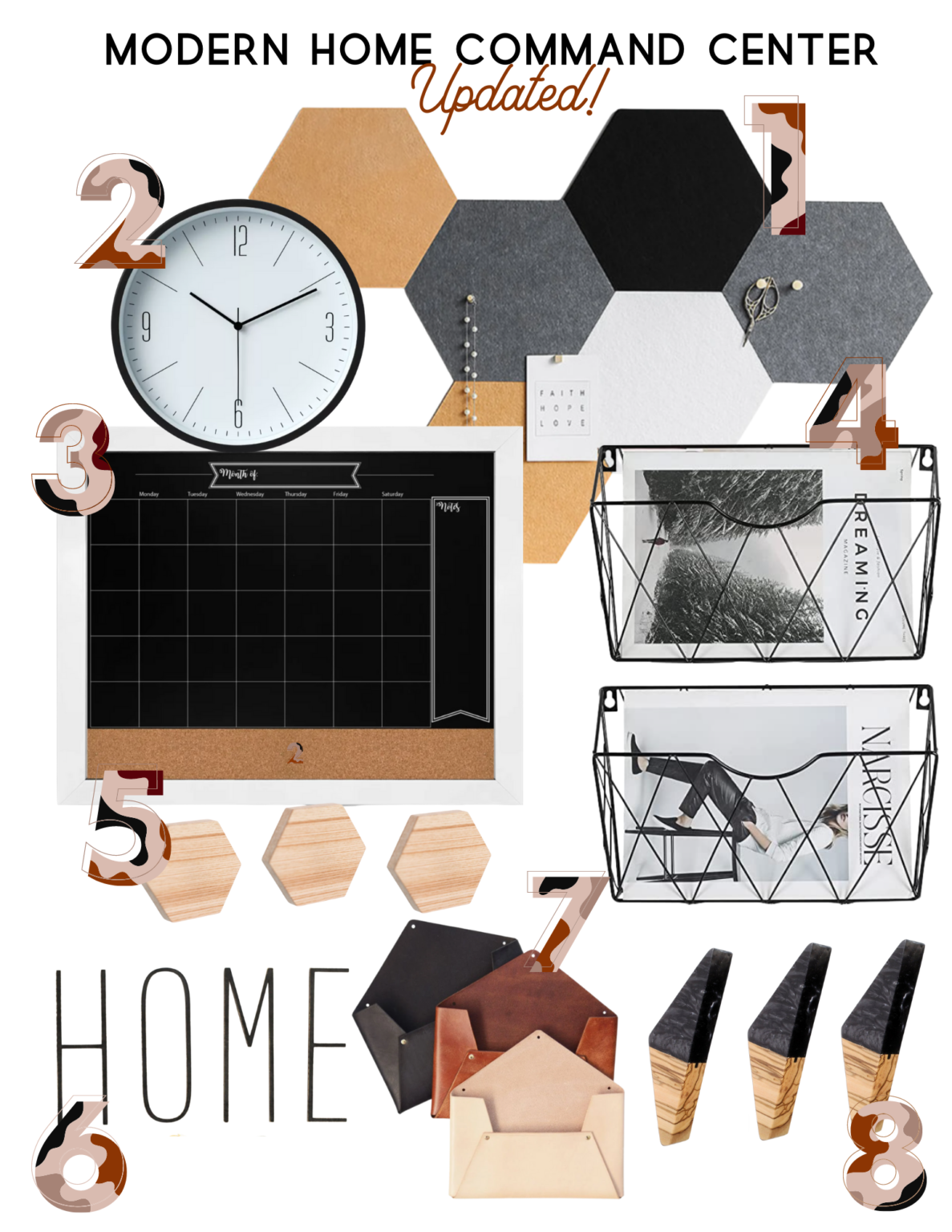 Updated! Command Center Ideas to Stay Organized